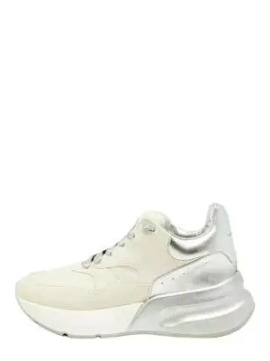 Alexander McQueen Oversized Lace-up Sneakers - Neutrals