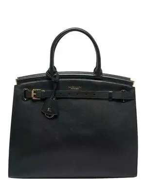 Ralph Lauren Rl50 Belted Tote Bag - Black