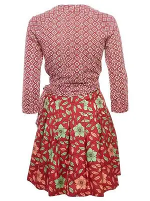 Diane Von Furstenberg Jewel Wrap Dress - Red