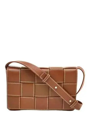 Bottega Veneta Medium Cassette Cross Body Bag - Brown