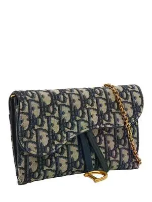 Dior Saddle Wallet-on-chain - Neutrals