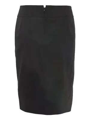 Dolce & Gabbana Wool Pencil Skirt - Black