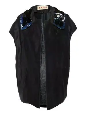 Marni Embellished Open Jacket - Black