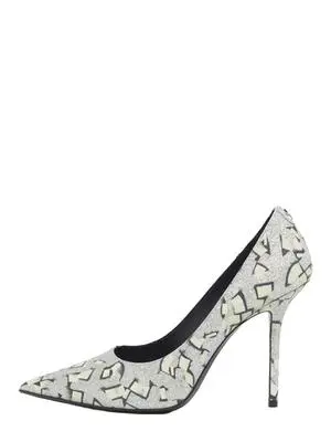 JIMMY CHOO Love Heeled Pumps - Silver