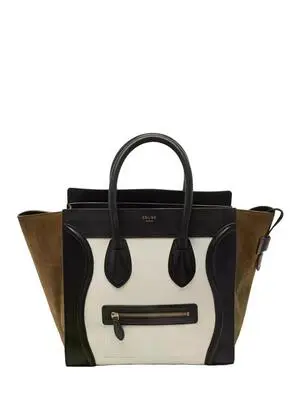 Celine Mini Luggage Tote Bag - Neutrals