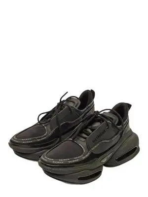 Balmain B-bold Lace-up Sneakers - Black