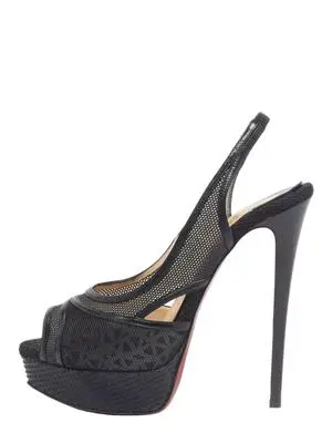 CHRISTIAN LOUBOUTIN Marina Slingback Sandals - Black