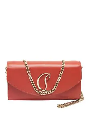 CHRISTIAN LOUBOUTIN Loubi54 Leather Wallet On Chain - Red