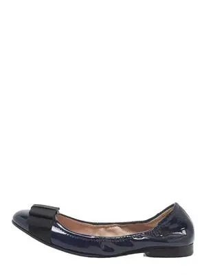 Miu Miu Patent Leather Ballet Flats - Blue