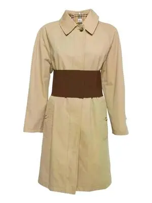 Burberry Gabardine Trench Coat - Neutrals