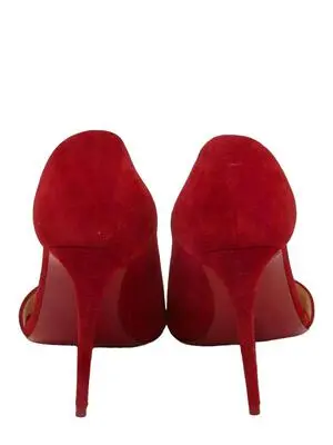 CHRISTIAN LOUBOUTIN Phoebe Cut-out Detail Pumps - Red