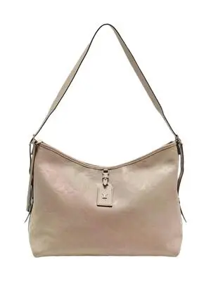 LOUIS VUITTON Carryall Mm Monogram Giant Empreinte Shoulder Bag - Neutrals