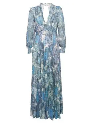 Alice + Olivia Cheney Cut-out Maxi Dress - Blue