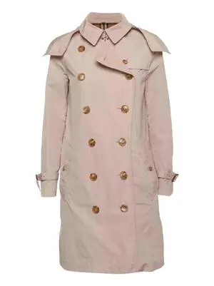 Burberry Hooded Double-breasted Trench Coat - Neutrals