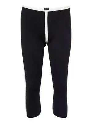Marni Contrast-trim Knit Trousers - Black