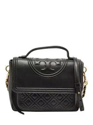 Tory Burch Fleming Top Tote Bag - Black