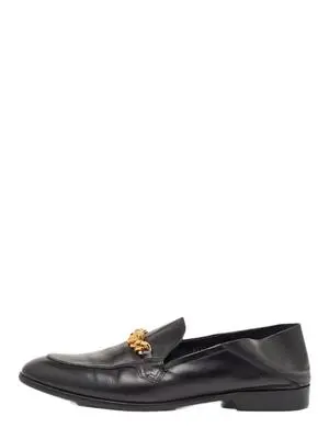 Versace Medusa Leather Loafers - Black