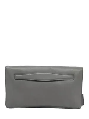 Prada Saffiano Soft Clutch Bag - Grey