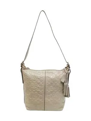 COACH Legacy Tassel Shoulder Bag - Neutrals