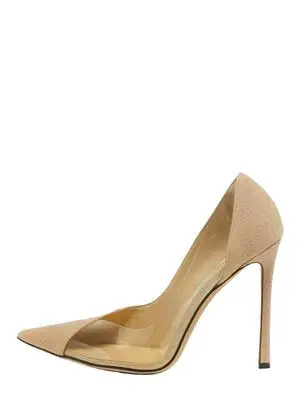 JIMMY CHOO Cass Heeled Pumps - Neutrals