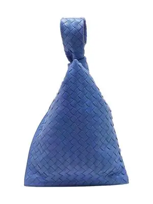 Bottega Veneta Twist Intrecciato Clutch Bag - Blue