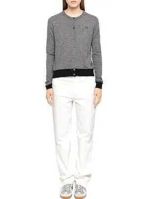 Zadig&Voltaire Missya Cashmere Cardigan - Medium Grey
