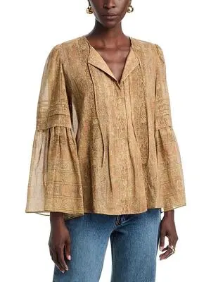 Kobi Halperin Joey Blouse - Ecru Multi