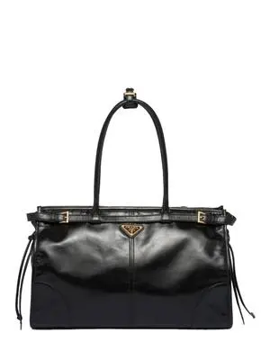 Prada Leather Handbag - Black