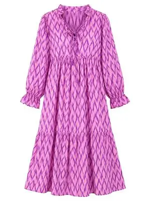 MIND TRAVELER Allegra Diamond Dress - Purple
