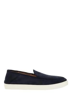 Giorgio Armani Suede Loafers - Black