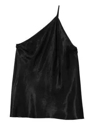 Rick Owens One-shoulder Top - Black