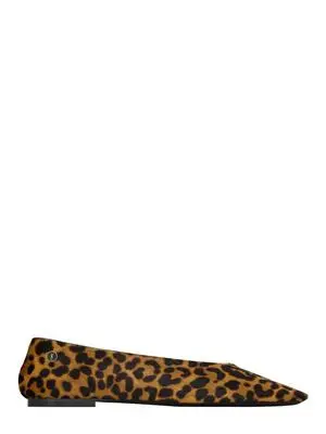 Saint Laurent Print Ballet Flats - Leopard