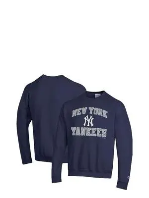 Champion New York Yankees Heart & Soul Powerblend Sweatshirt By - Navy
