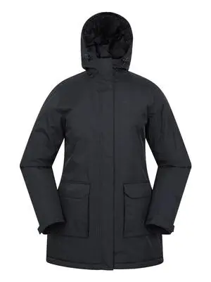Mountain Warehouse Ranger Water Resistant Padded Parka - Black