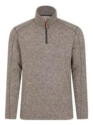 Mountain Warehouse Mountain Warehouse Idris II Half Zip Fleece Top Beige