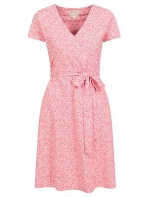Mountain Warehouse Santorini Patterned Jersey Uv Protection Dress - Coral