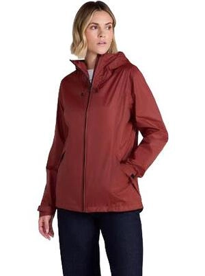 ANIMAL Swerve Lightweight Waterproof Hooded Jacket - Rust