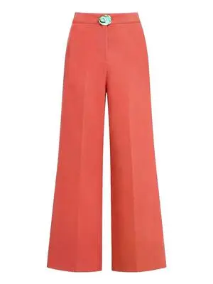Alexis Spargi Decorative-button Trousers - Red