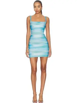 Herve Leger The Charlie Dress - Reef Multi