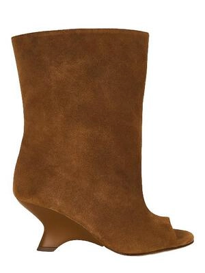 GIA BORGHINI GIA BORGHINI Heeled Open Toe Boots Brown