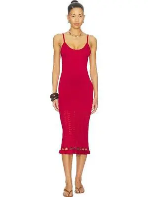 Peixoto Nora Knit Dress - Red