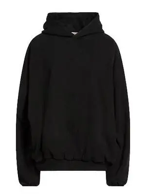 Fear Of God Khaki Cotton Jersey Hoodie - Black
