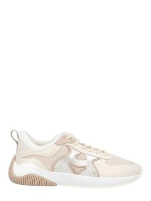 Hogan Textile Fibers And Leather Sneakers - Ivory
