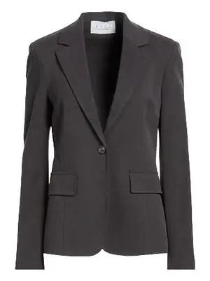 KAOS KAOS Charcoal Modal, Polyester, Viscose Single-Breasted Blazer