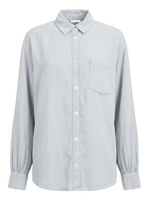 True Religion Tencel Oversized Shirt - Light Grey