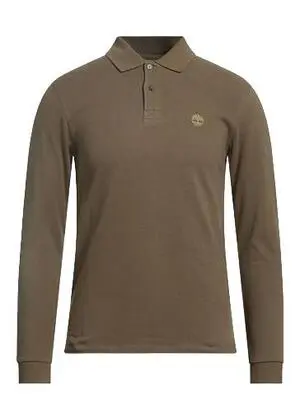 Timberland Polo Shirt Khaki Size Cotton - Beige