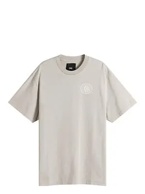 END. Leisure T-shirt With Graphic Print - Ash Grey