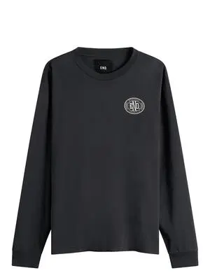 END. Leisure Long Sleeve T-shirt - Cinder Black