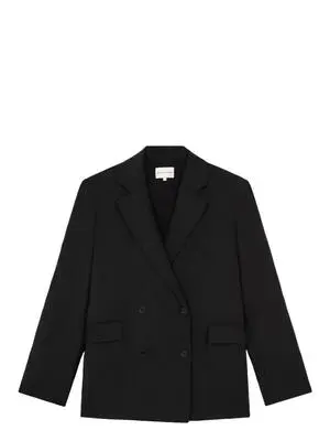 LOULOU STUDIO Double-breasted Blazer - Black