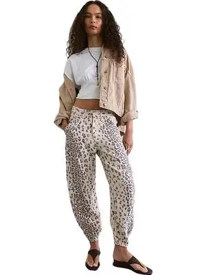 Citizens Of Humanity Ciela Printed Balloon Utility Pants - Cheetah